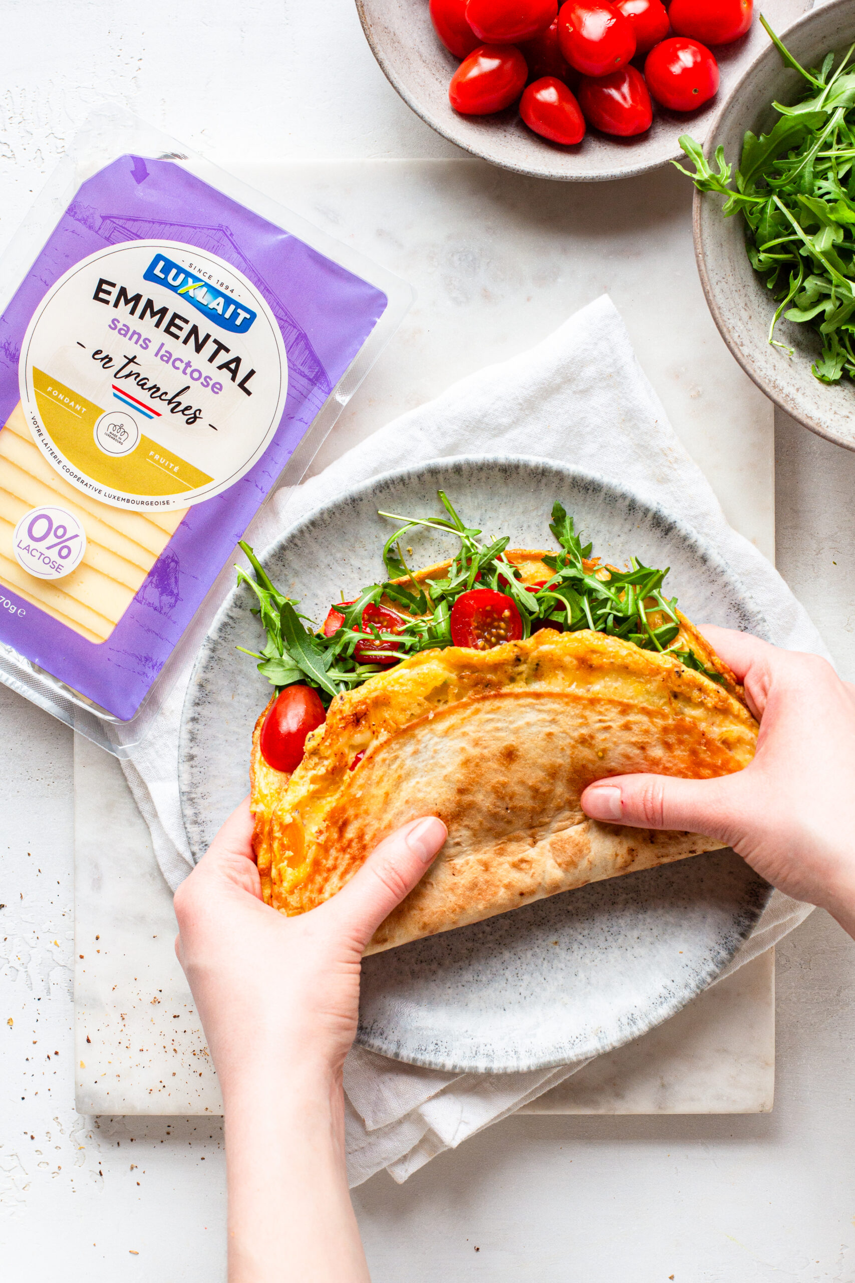 Omelette Wraps - Luxlait
